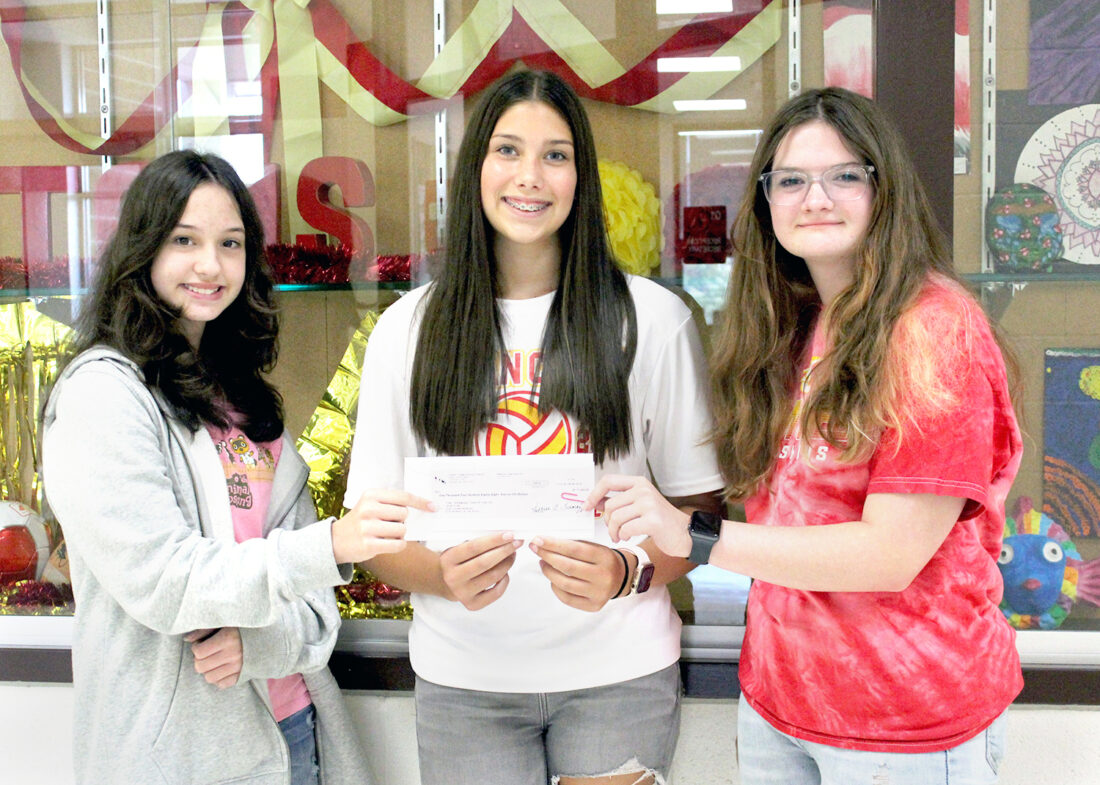 Pep club contributes to T.E.A.R. Fund | News, Sports, Jobs - The Herald ...